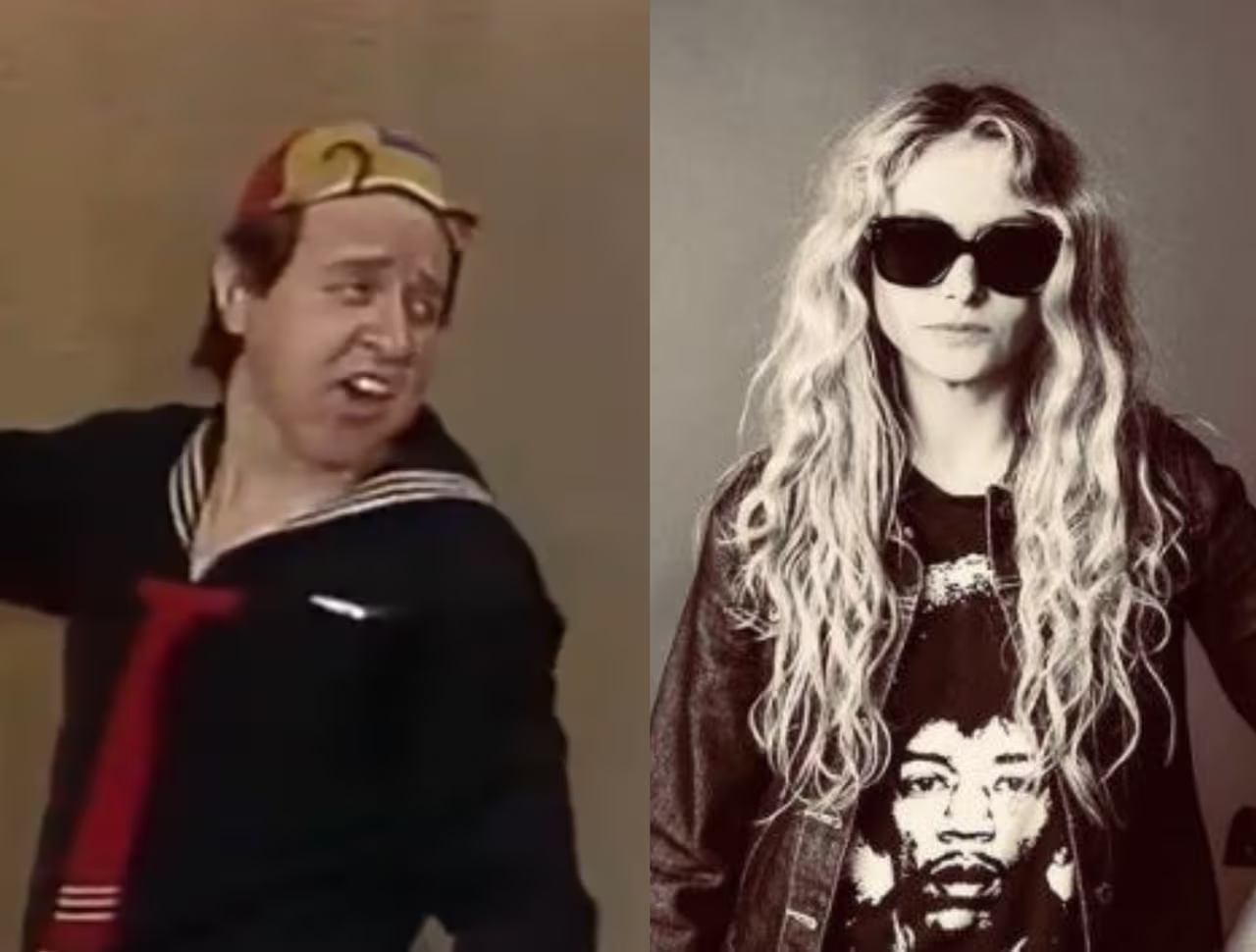 ¿Kiko y la Chica Dorada? Carlos Villagrán comparte foto ochentera con ...