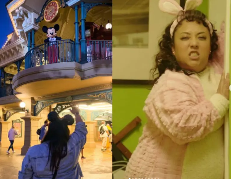 Michelle Rodríguez conoce Disney y le da su CV a Mickey Mouse | Shows ...