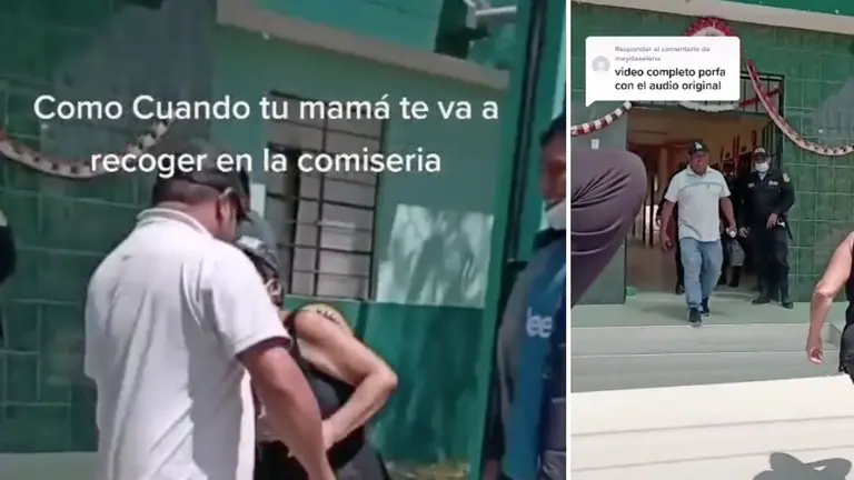 Hombre sale de la cárcel y su mamá fue a recibirlo ¡con todo y cinto ...