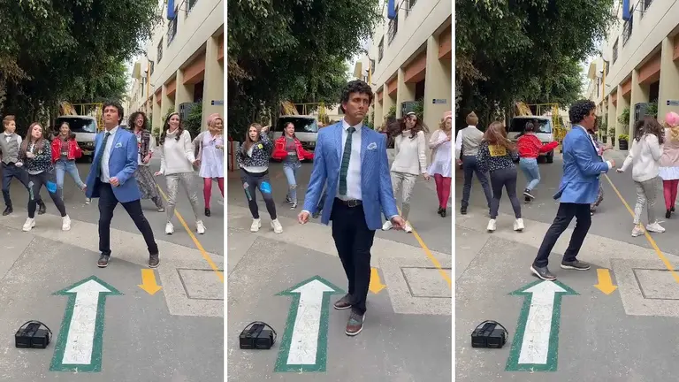 Plutarco y 'Una Familia de Diez' se avientan icónico pasito de baile de ...