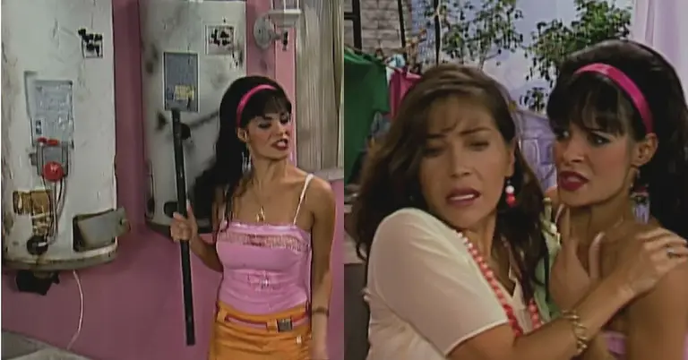 María de Todos los Ángeles 'repara' el bóiler de Doña Lucha con un ...