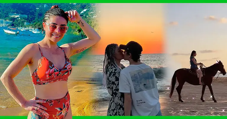 Violeta Isfel pasea a caballo al lado de la novia de su hijo por la playa | Shows Videos ...